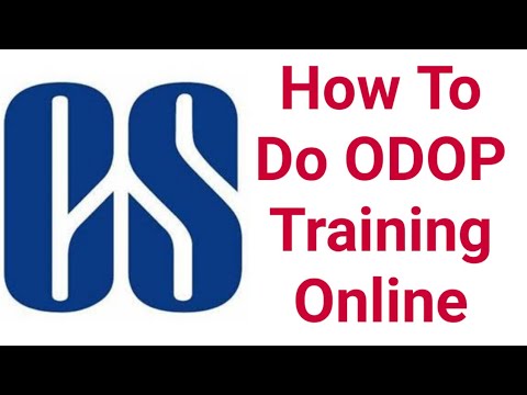 How To Do Odop Training Online For CS Executive students - YouTube