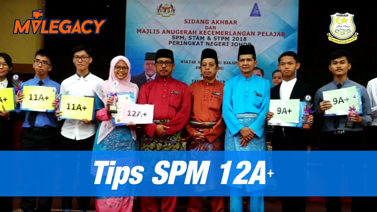 Tips Pelajar Cemerlang SPM Negeri Johor 2018 - YouTube