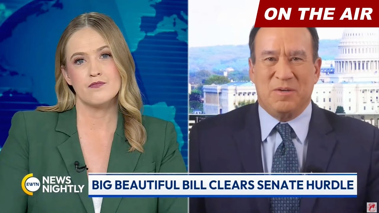 Bobby Eberle on EWTN News Nigthly -- Big, Beautiful Bill Clears Senate - YouTube