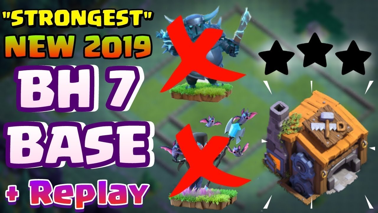 Best Builder Hall 7 (BH 7) Base 2021 Design Anti 2 Star | Clash Of ...