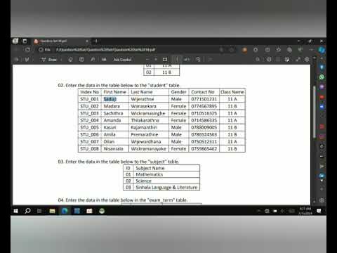 Data Base Task 18 Create a Database Using MySQL Workbench | 1st Year | Java Institute - YouTube