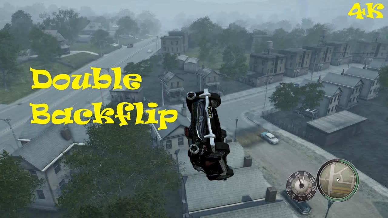 Double back flip off of ramp Jump Mafia 2 Definitive Edition - YouTube