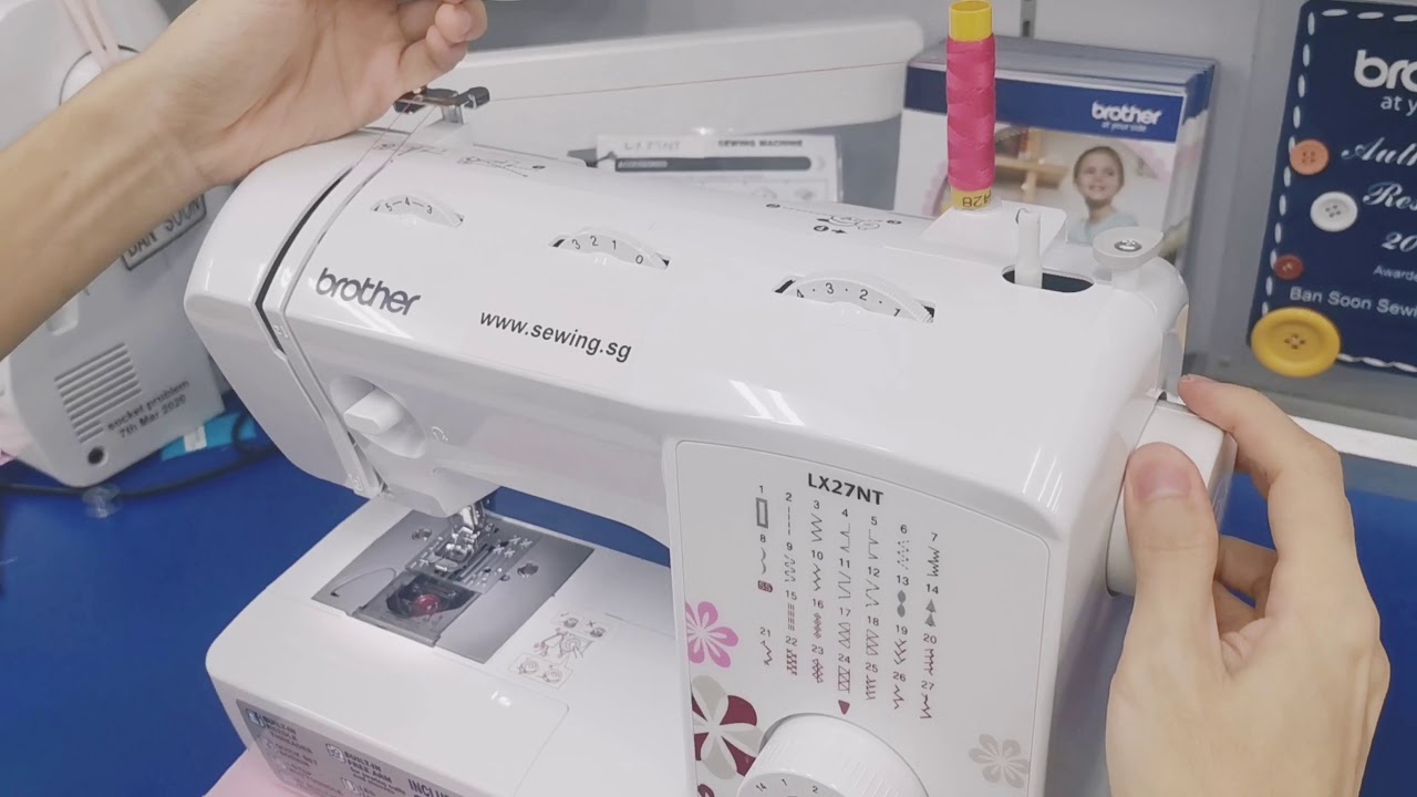 Tutorial 2: Bobbin Winding & Auto Threading Tutorial on Brother Basic ...