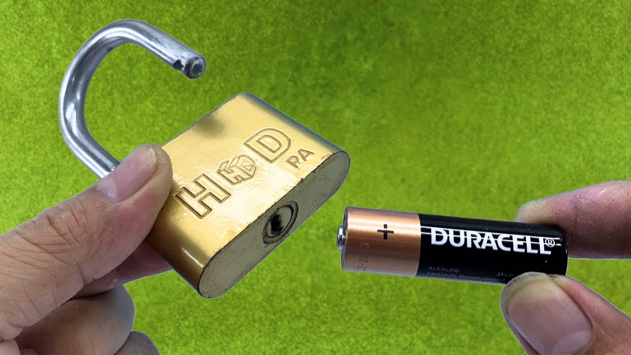 Insane Way to Open Any Lock Without a Key! Amazing Tricks That Work ...