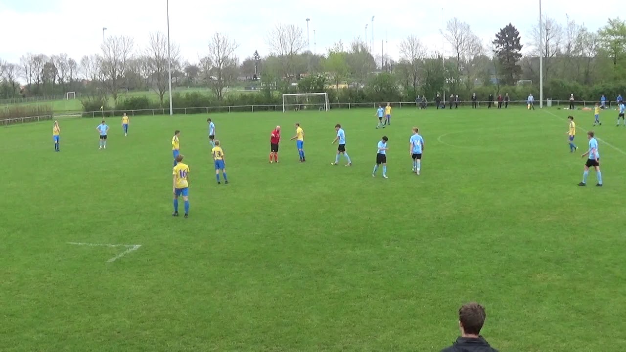 Ikast FC U15 L2 (2204) vs Hobro IK 27/4/2019 2. Halvlej - YouTube