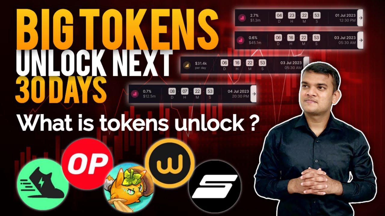 🚨Alerts: Big tokens unlock next 30 days | What is token unlock? | token ...