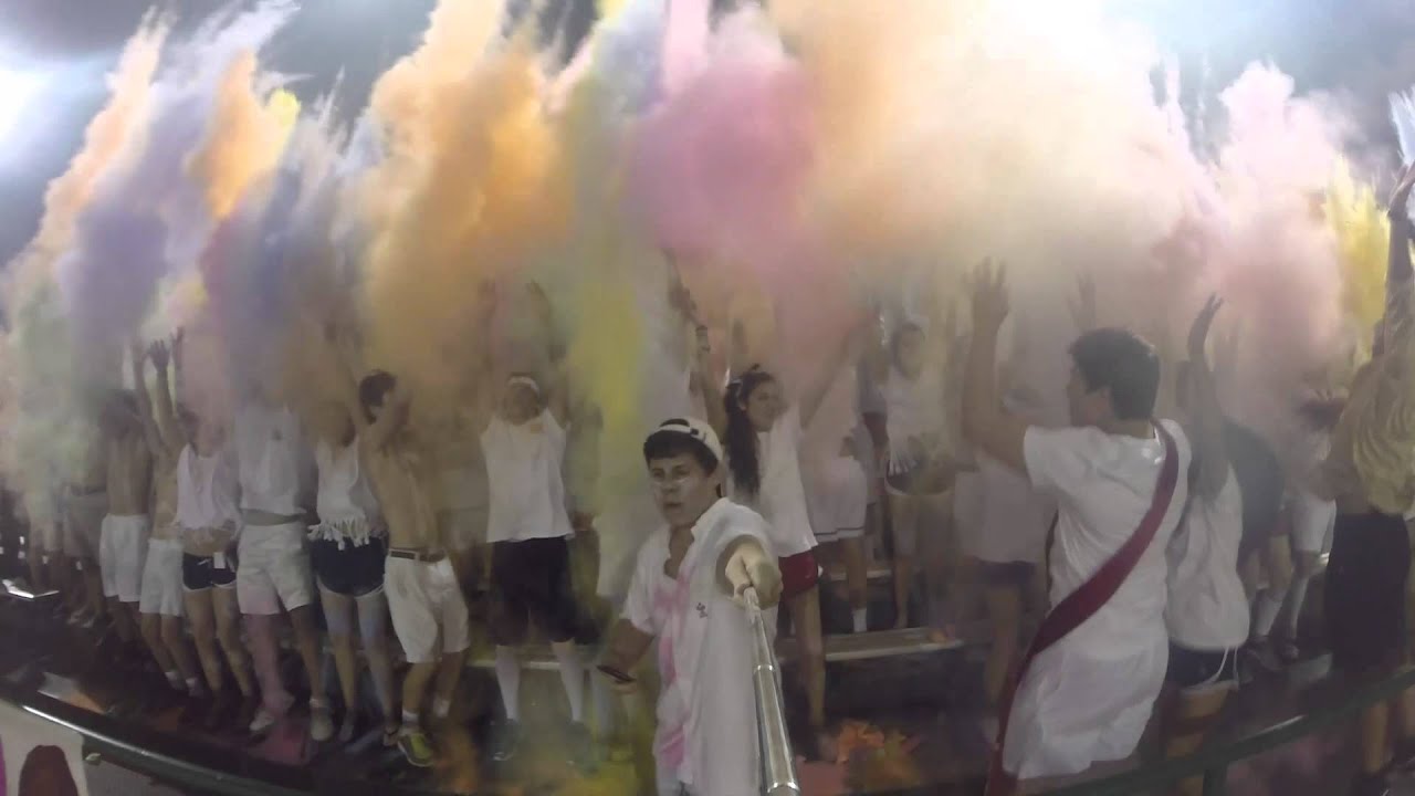 Rome High School Colored Powder Throw - YouTube