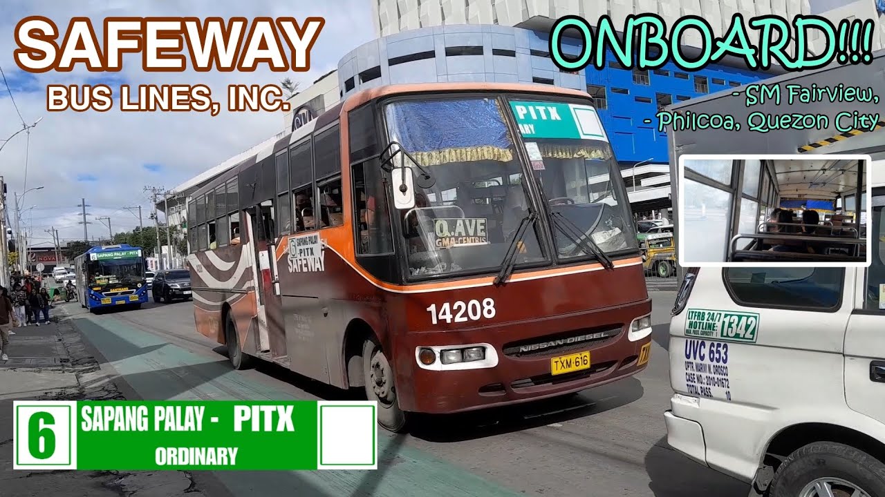 ONBOARD!!! Safeway Bus Lines, Inc. 14208 (Exfoh SR) - YouTube