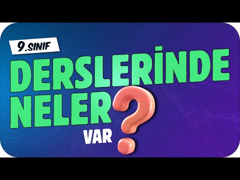 9.Sınıfta Hangi Konuları İşleyeceğiz❓ TÜM DERSLERİN İPUÇLARI