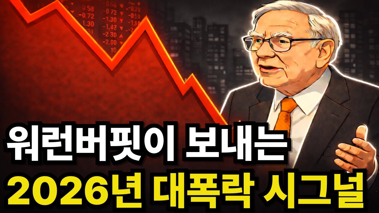 "닷컴버블 때보다 심각합니다" 워런 버핏이 발견한 2026년 대폭락의 결정적 증거 - YouTube