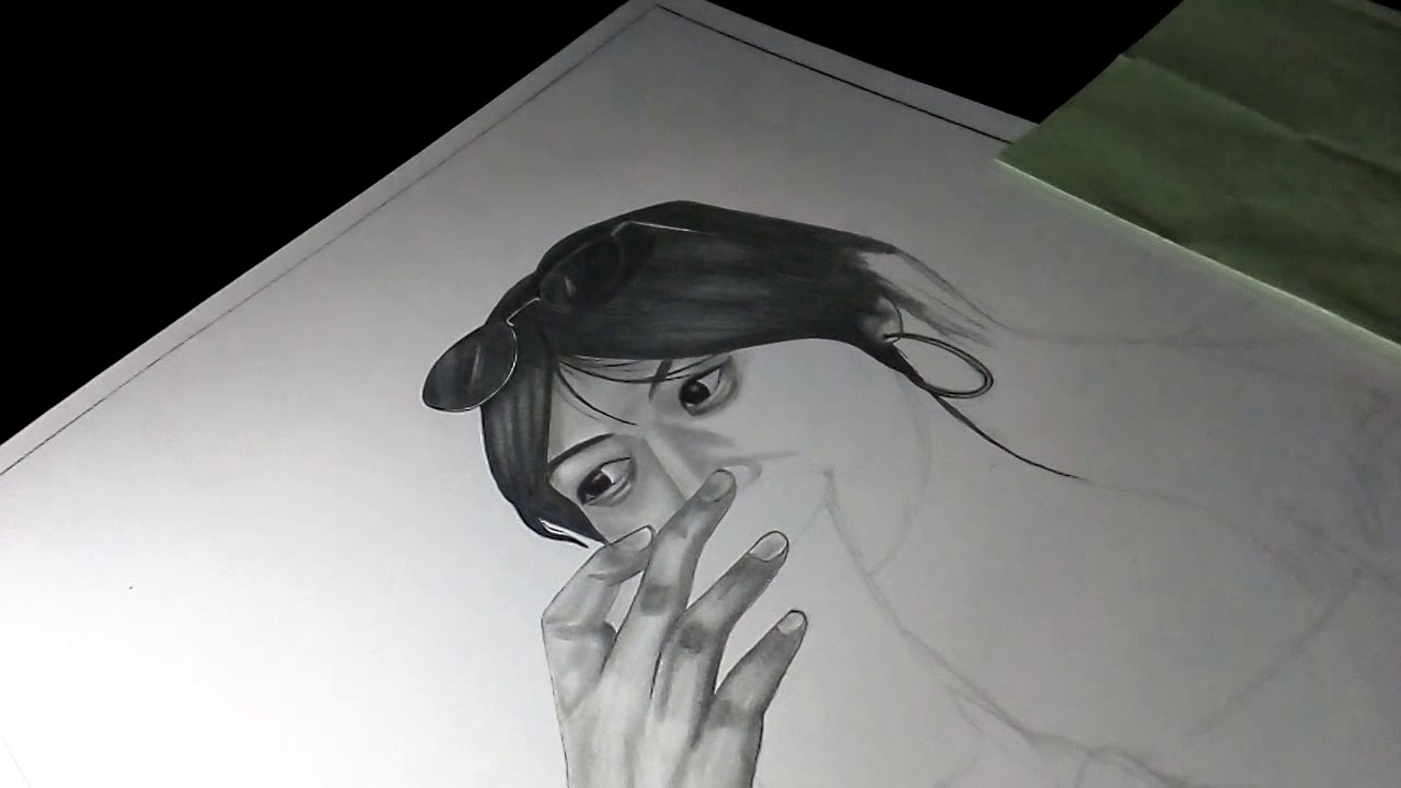 Drawing Portrait After Long Time - YouTube