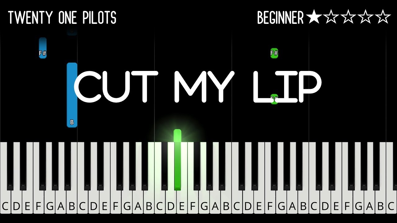 Twenty One Pilots - Cut My Lip - EASY Piano Tutorial - YouTube