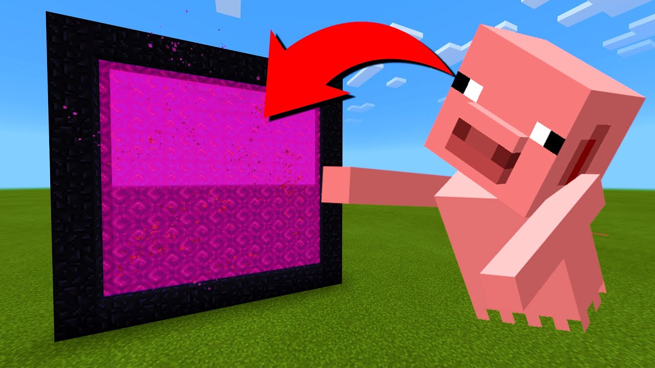 How To Make A Portal To The Ghost Pig Dimension in Minecraft! - YouTube