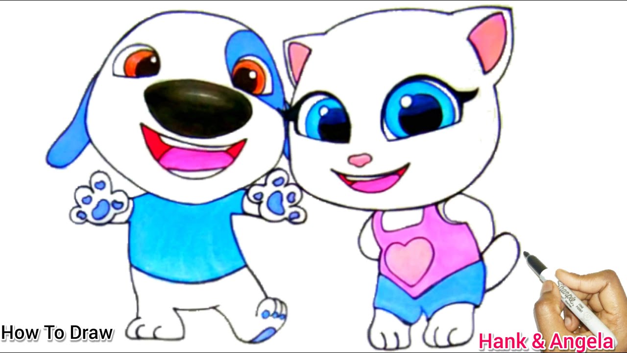 My Talking Tom Hank & Angela | Summer Fun With Hank & Angela From ...