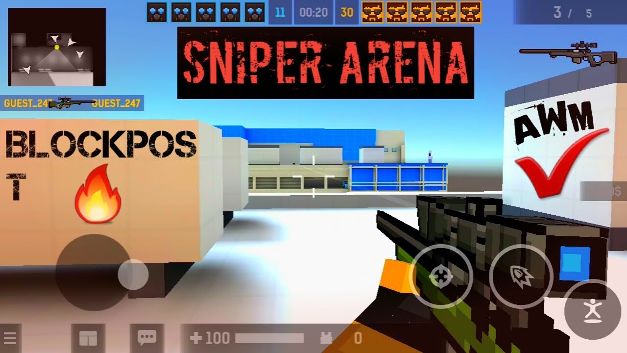Sniper Arena mode in Blockpost mobile | Sniping tips & tricks ...