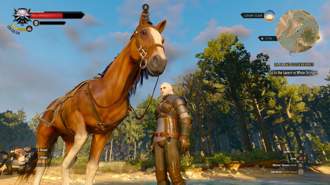 Witcher 3 XBOX One Graphics with day one patch - YouTube