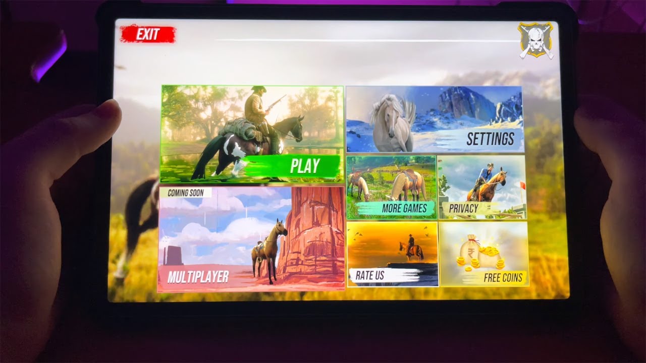 Western Cowboy Horse Rider Android Gameplay - (Tablet Xiaomi Pad 5 ...