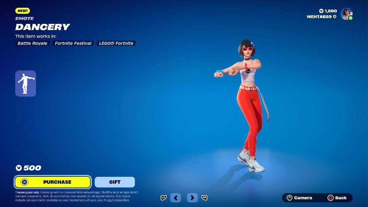 New Dancery Emote In Fortnite - YouTube