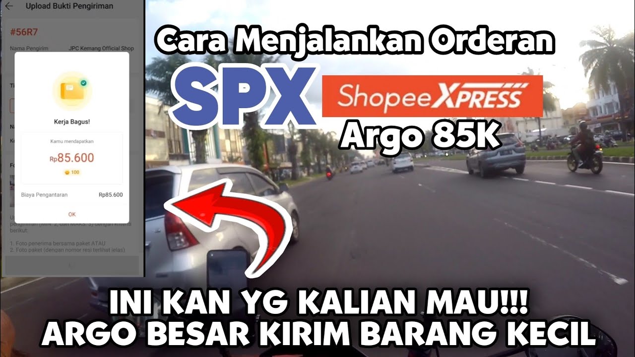 Cara Menjalankan SPX Shopee Xpress Di Shopoe Food Driver || Ojol Vlog ...