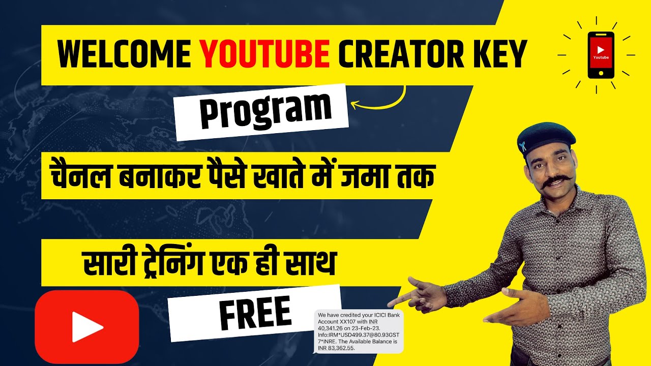 Welcome YouTube Creator Program Join Now YouTube Free Training ...