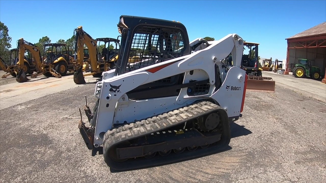 SKID STEER TRACKED 2017 BOBCAT T750 #AT5T12175 - YouTube