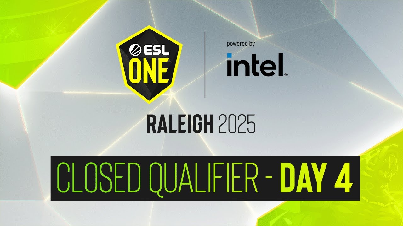 ESL One Raleigh 2025 - Closed Qualifiers - Day 4 - CN - Stream B - YouTube