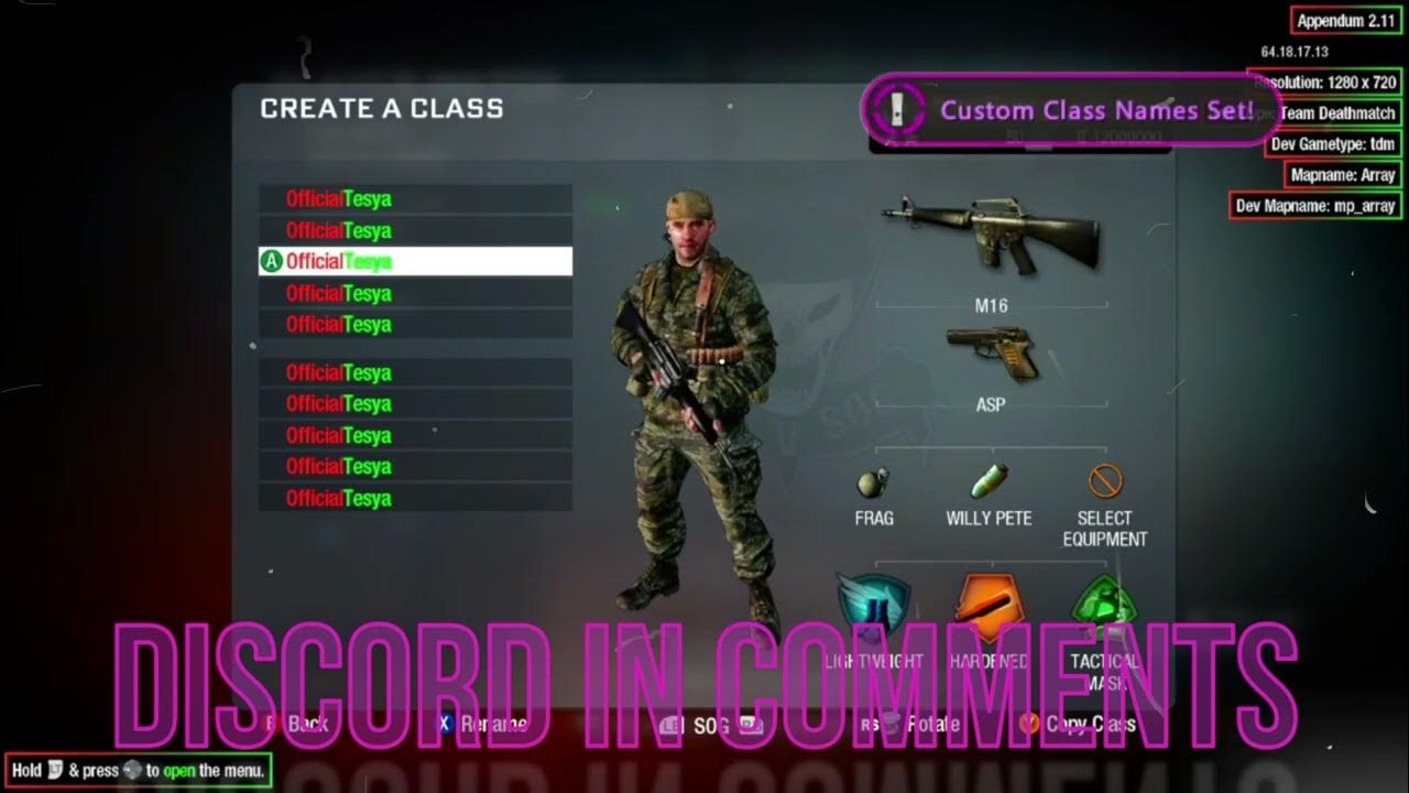 (Xbox/BO1) Unlock all - Modded Classes - Coloured Class Names+ More - Xbox ONE/360 - YouTube