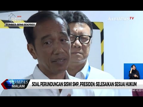 Soal Perundungan Siswi SMP, Presiden: Selesaikan Sesuai Hukum