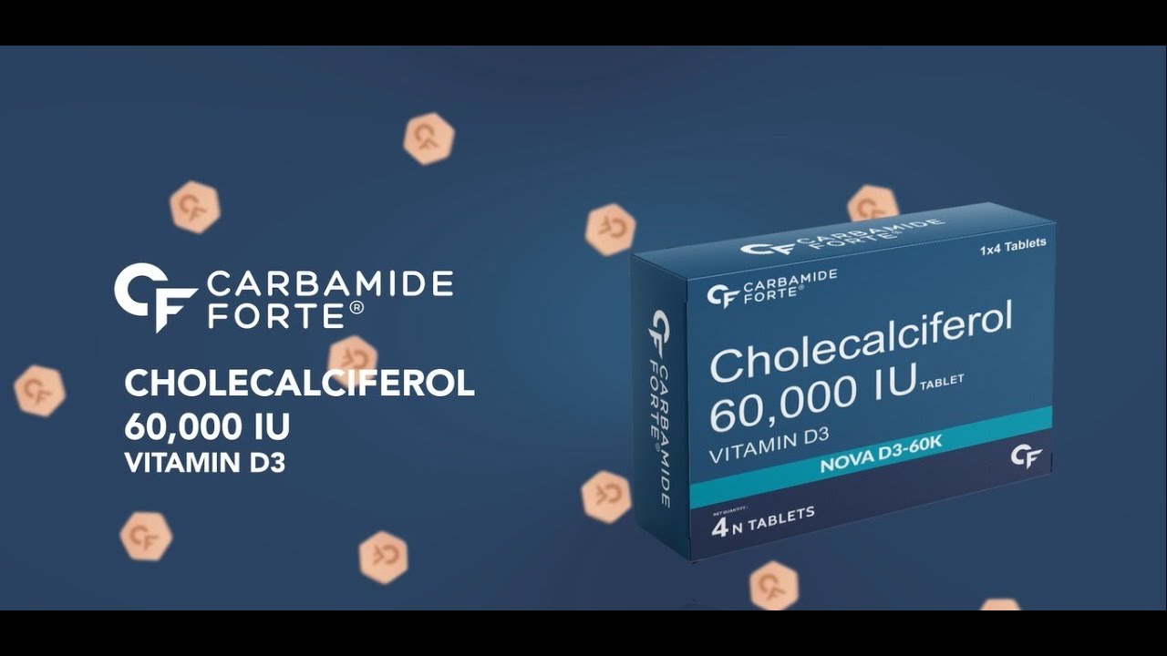 Carbamide Forte Cholecalciferol 60000IU: Vitamin D3 for Immunity - YouTube