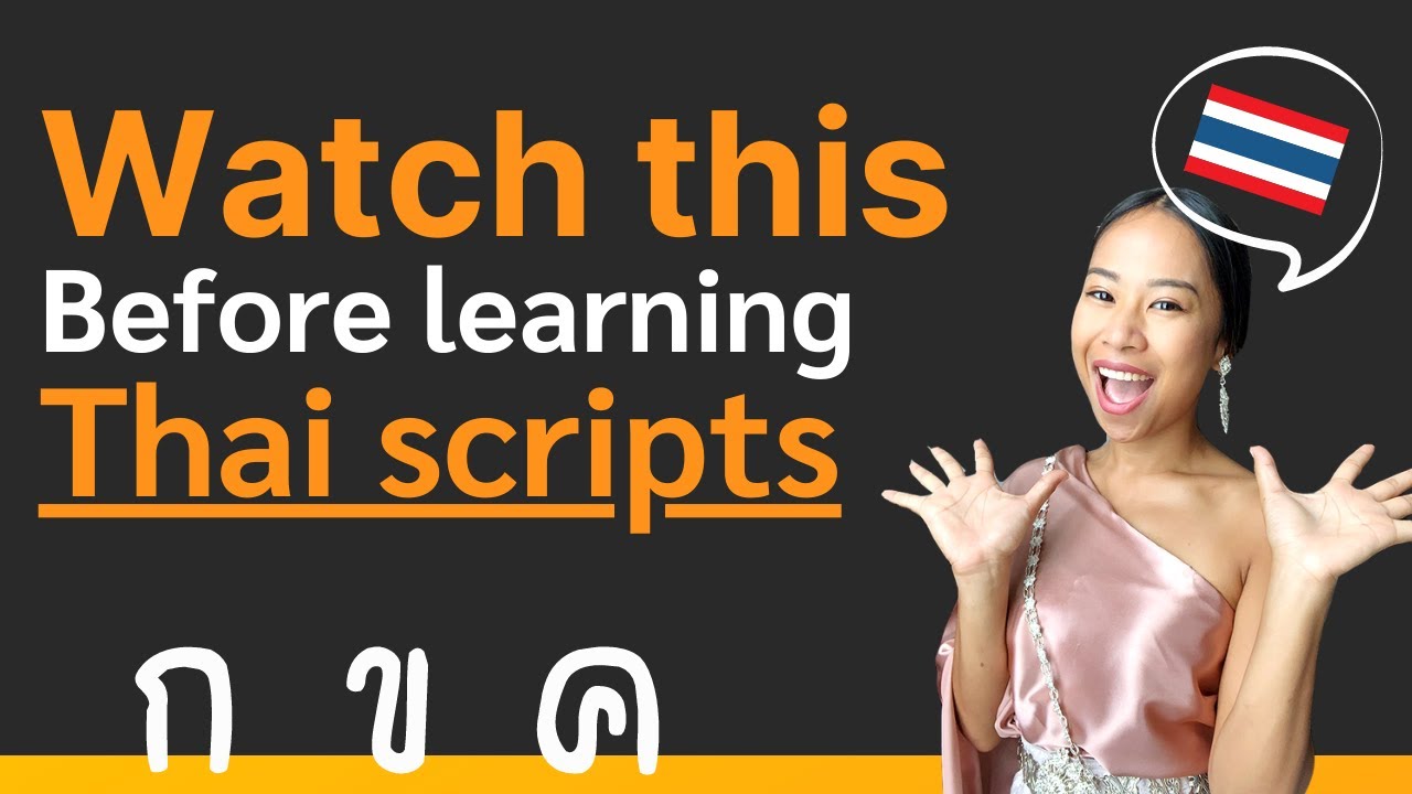 Learn basic Thai scripts in 30 minutes (All you need to know) - YouTube