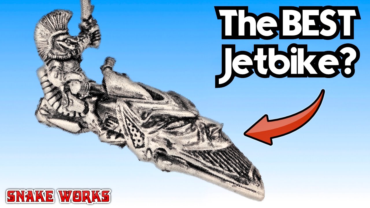 The FIRST Harlequin Jetbike - Oldhammer Warhammer 40k - Rogue trader ...