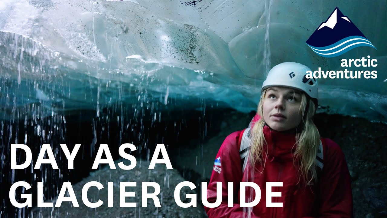 Day as an Arctic Adventures Glacier Guide - YouTube