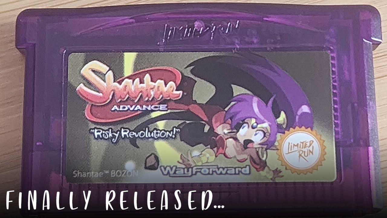 Shantae Advance: Risky Revolution - Prologue gameplay (on actual GBA ...