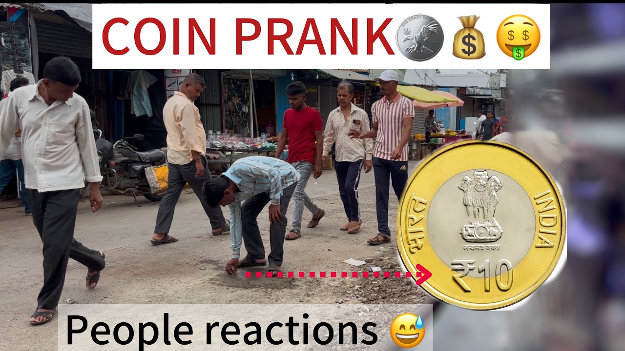 Coin Prank 🪙🤑|with random peoples 😅 #views #viralvideo #viral #prank # ...
