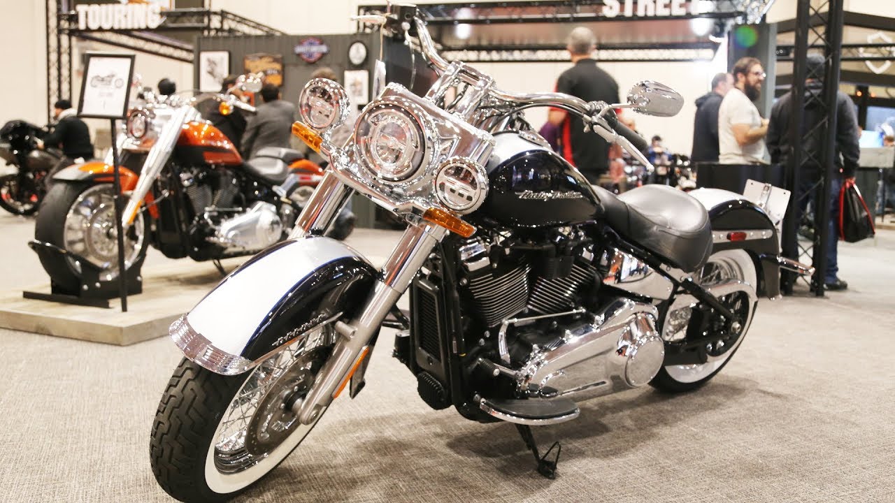 2019 Harley Davidson Softail Deluxe FLDE - YouTube