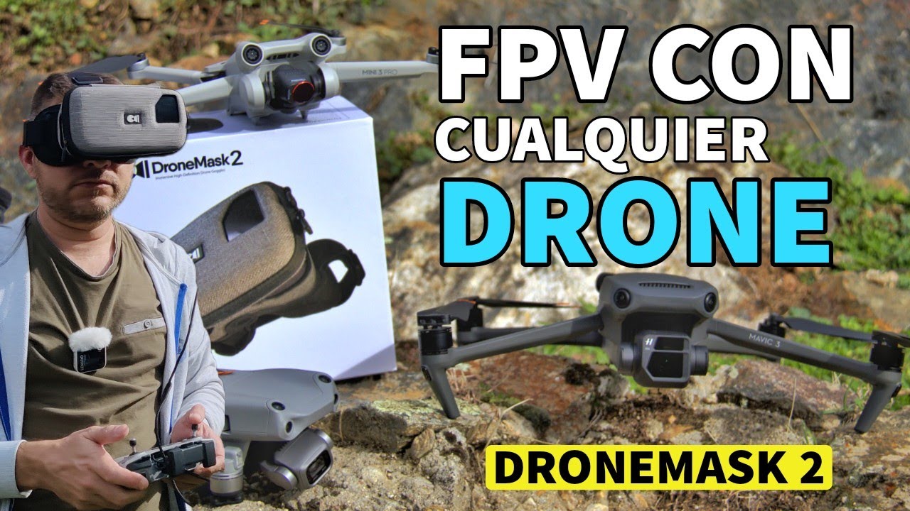 GAFAS FPV para todos los drones 🥽 DRONEMASK 2 | AHORA SI!!! - YouTube
