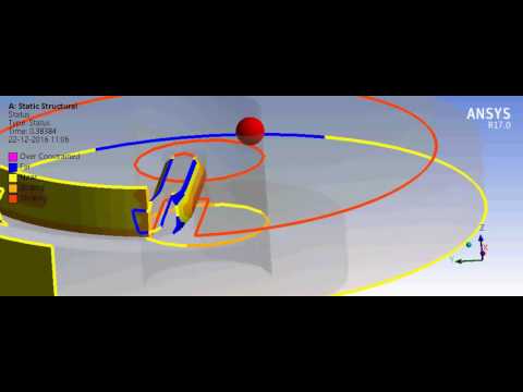 ANSYS simulation of wire bending(1) - YouTube