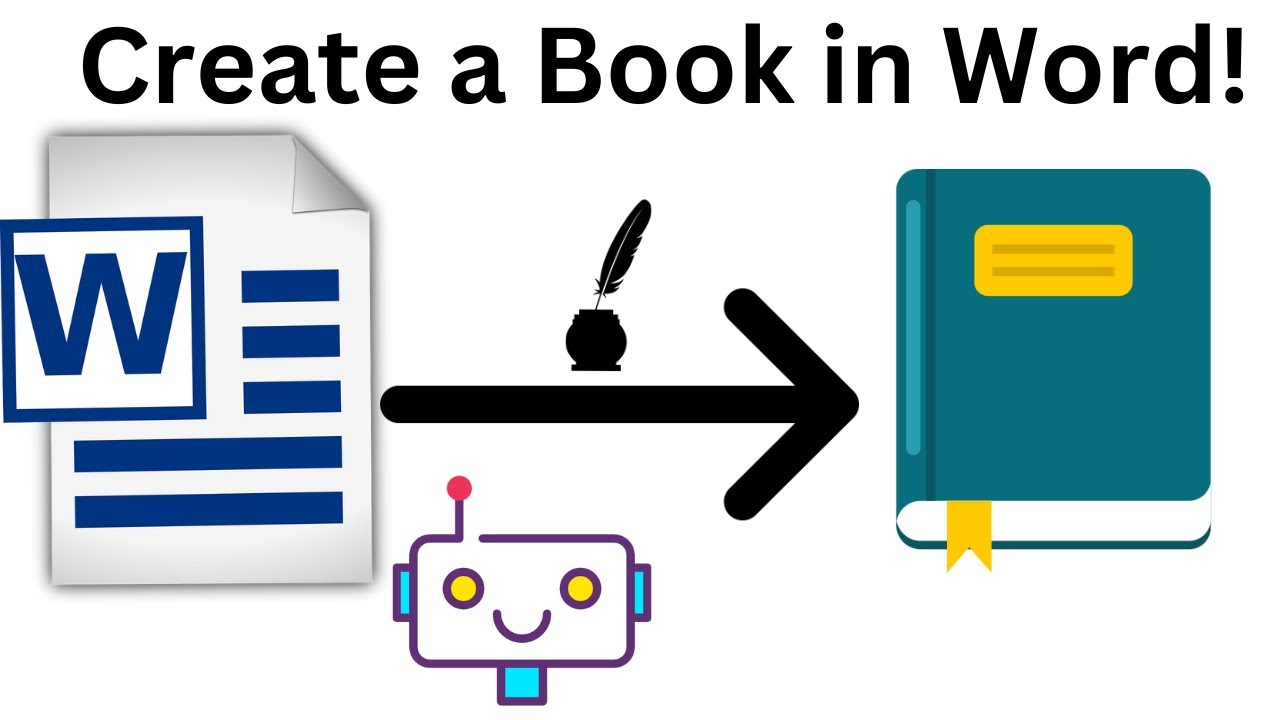 Easiest Way to Create a Book or Booklet in Word - YouTube
