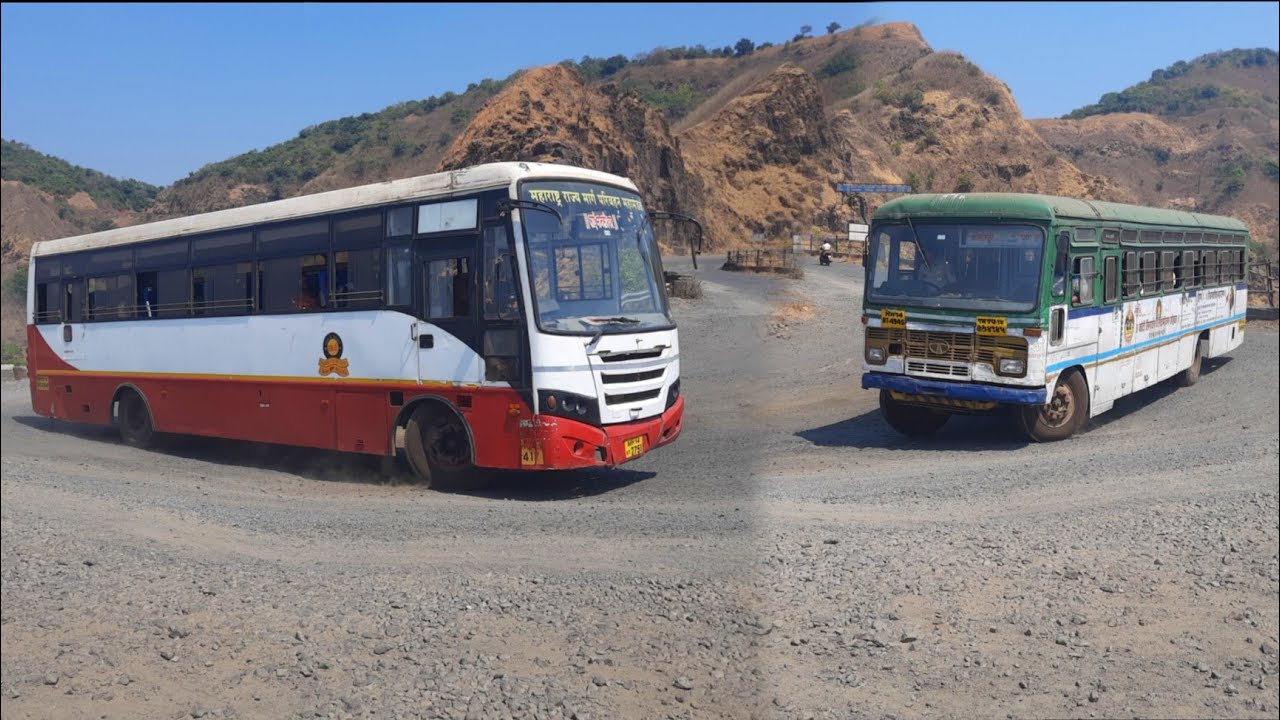 MSRTC BUS IN GAGANBAWADA GHAT | GAGANBAWADA GHAT | MSRTC BUS | BUS ...