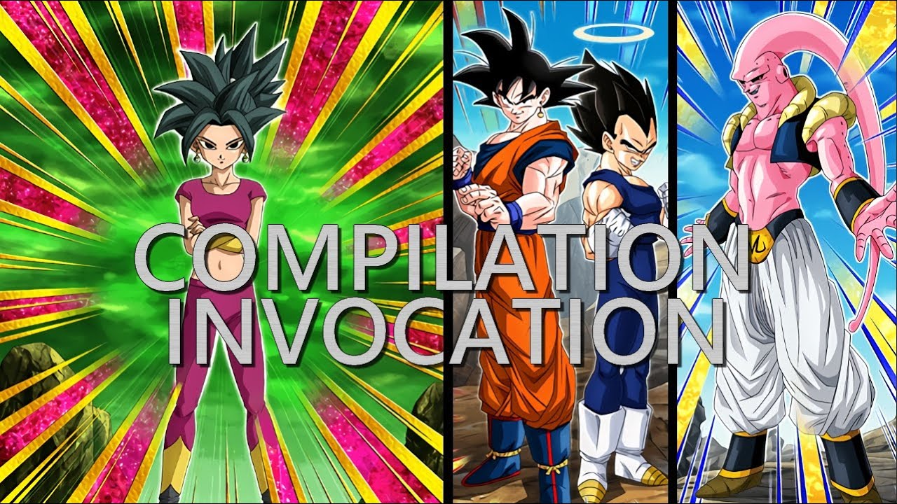 Compilation Invocation Dokkan Battle - Kefla et DDF Vegetto et Buu ...