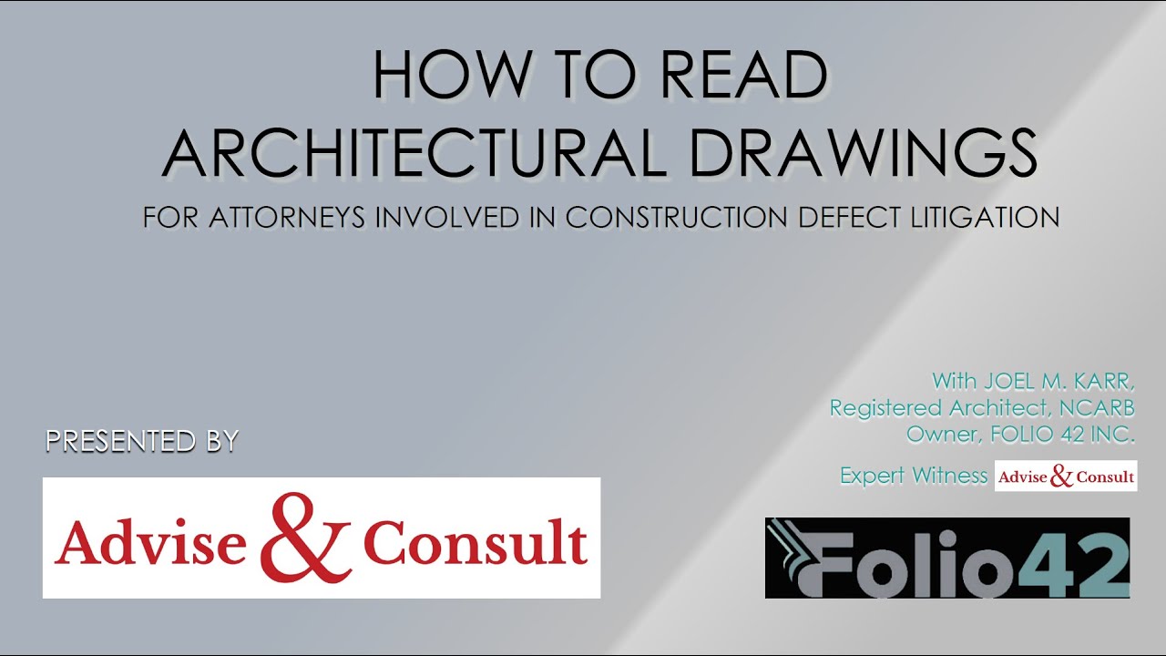 How to Read Architectural Drawings - YouTube