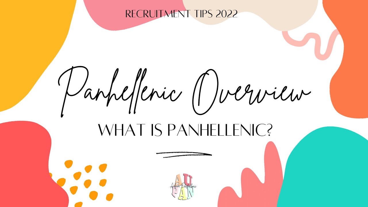 Auburn Panhellenic Overview- What is Panhellenic? - YouTube