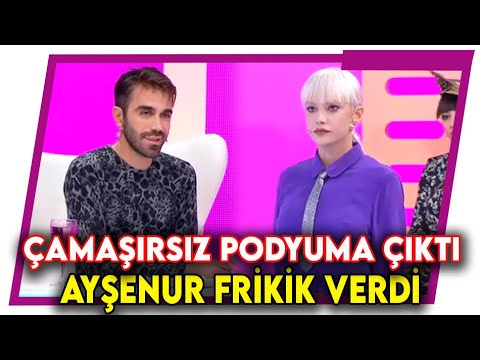 Çamaşırsız Podyuma Çıkan Ayşenur Frikik Verdi - İşte Benim Stilim