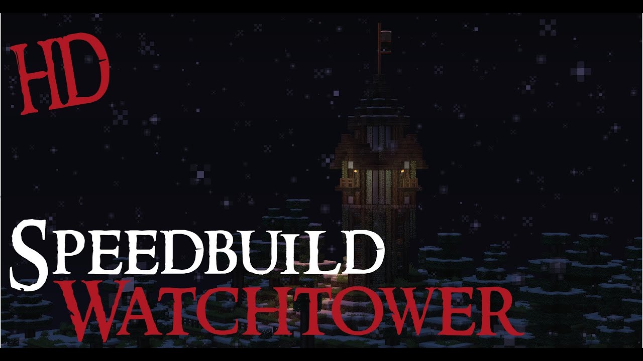 Minecraft Medieval Gothic Watchtower Speedbuild [HD] + Download! - YouTube