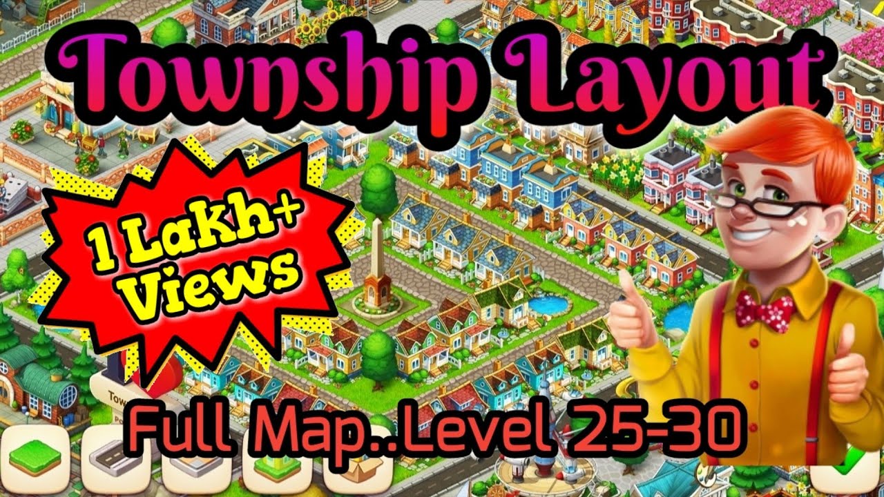 Township Layout || Full Map || Level 25-30 - YouTube