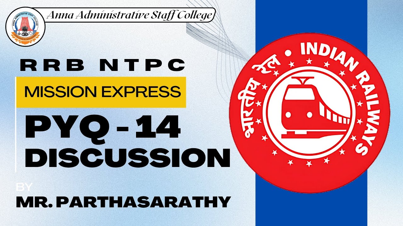 PYQ - 14 | Full Test | Clear RRB NTPC Exam in First Attempt by Mr ...