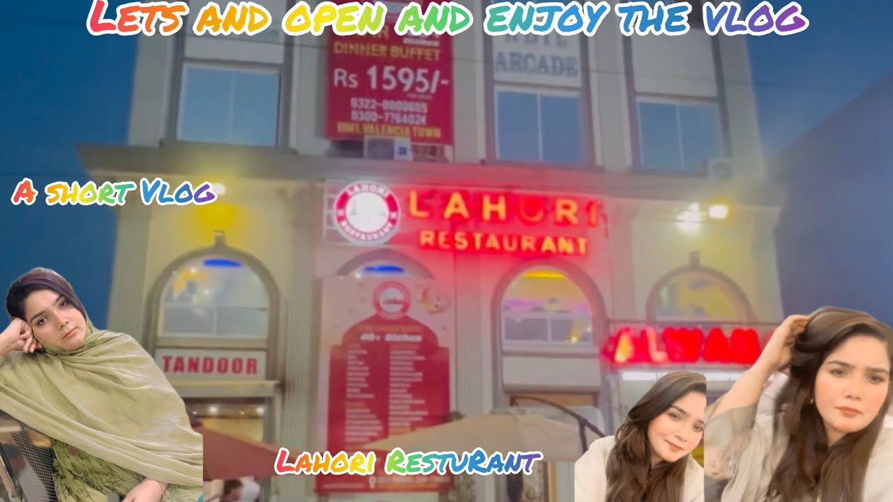 A Short Food Vlog | Maham Tahir Official | Lahore | 2024 - YouTube