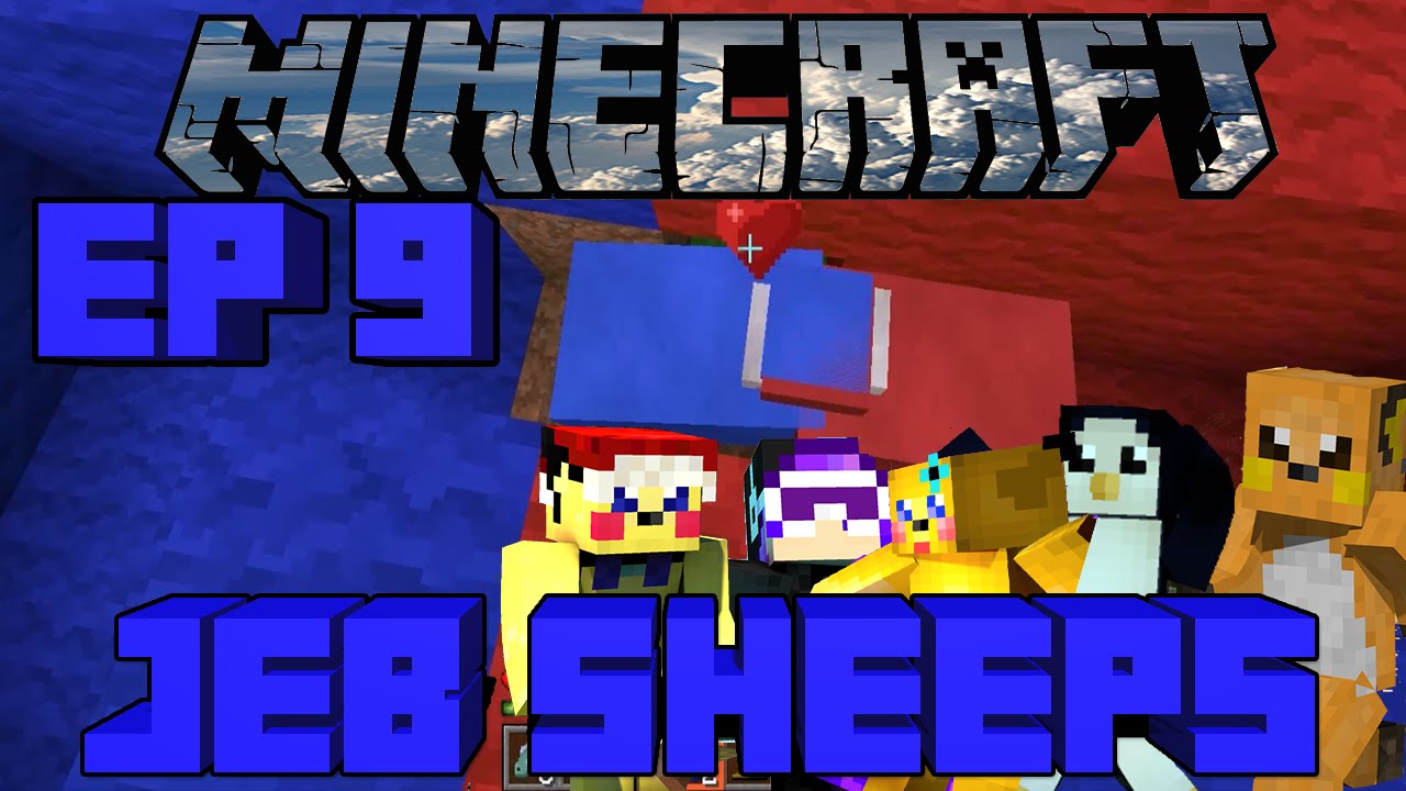 Minecraft Ep 9: jeb_ sheeps Part 2 Breeding - YouTube