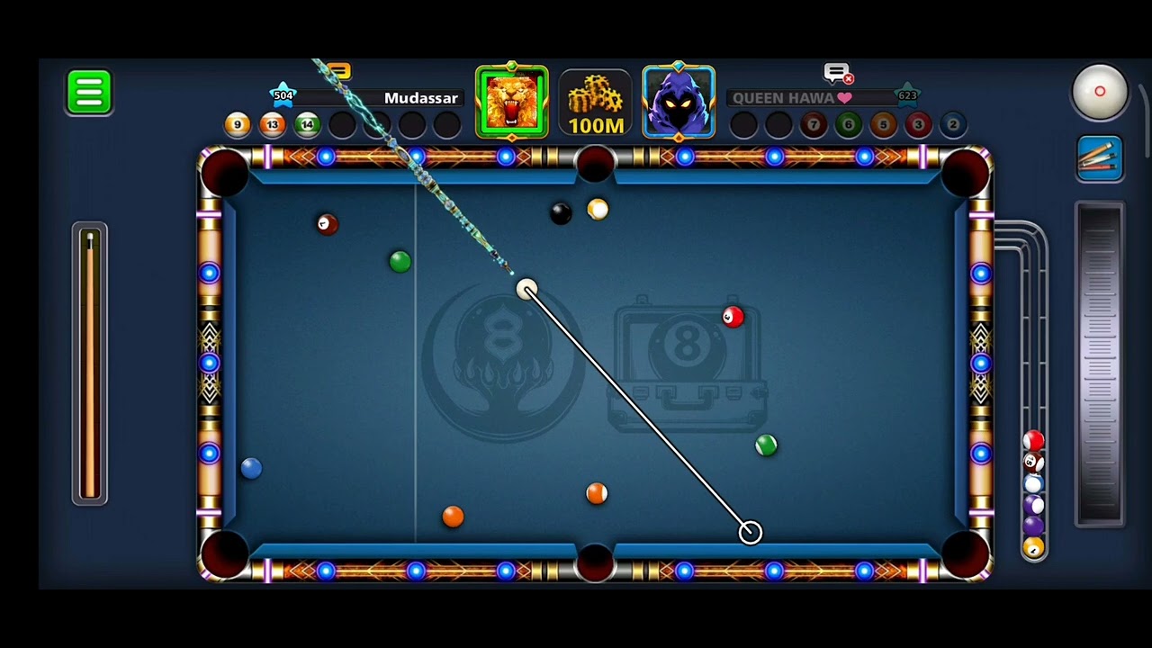 100M table new gameplay in 8 ball pool - YouTube