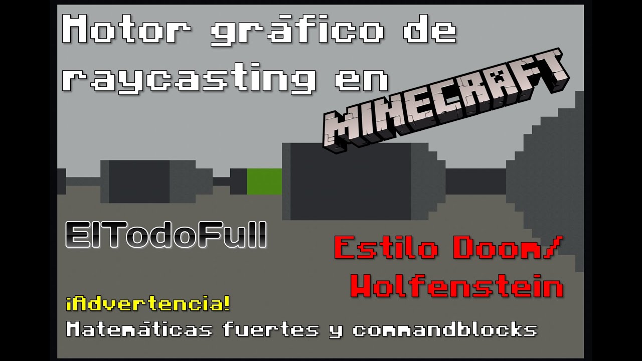 Hice un motor gráfico de ray casting en Minecraft - YouTube
